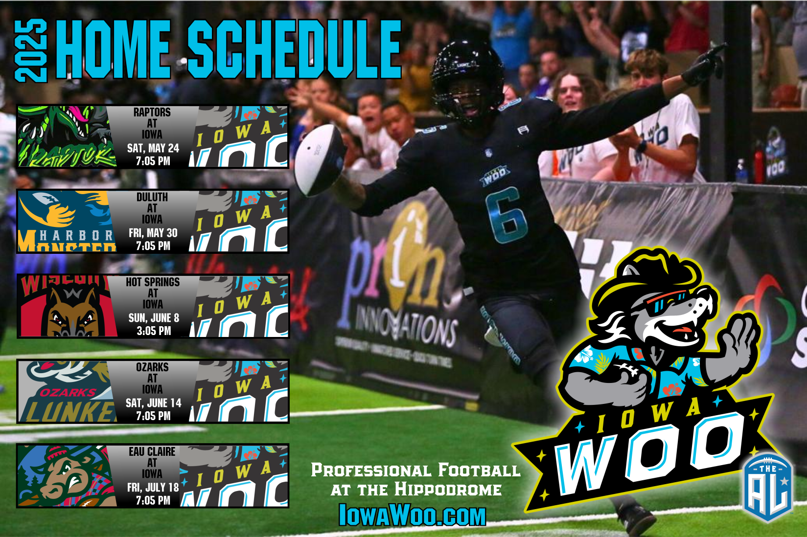 Welcome to Woo City - Iowa Woo - Official Arena Football Team - The ...